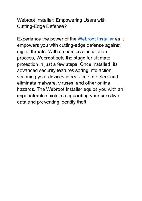 Webroot Installer 07 Marky John Page 1 2 Flip Pdf Online Pubhtml5