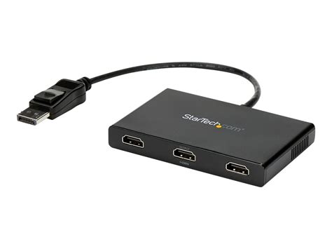 3 port multi monitor adapter displayport 1 2 to hdmi mst