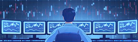 A Data Analyst Sitting At His Desk With Multiple Monitors Displaying