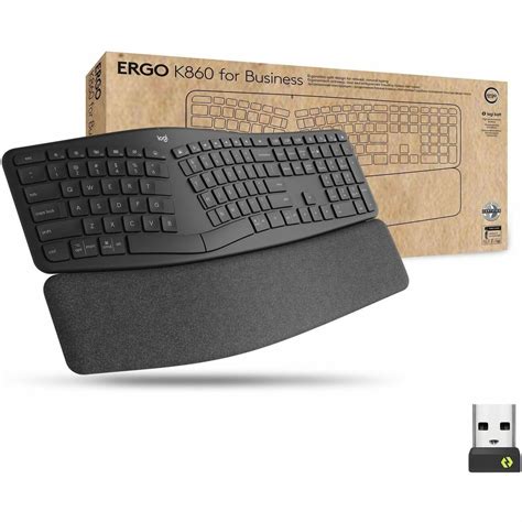 Logitech Ergo K860 For Business Wireless Ergonomic Keyboard Vention Kenya Logitech Ergo K860