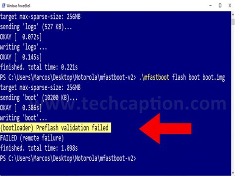 Fix Bootloader Preflash Validation Failed Error