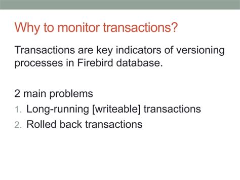 Resolving Firebird Performance Problems Pptx Databases Computer