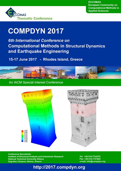 Compdyn 2017 6th International Conference On Computational Methods In Structural Dynamics And