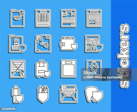 Set Line Tooth With Shield Certificate Template Medical Hospital