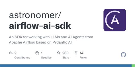 github astronomer airflow ai sdk an sdk for working with llms and ai