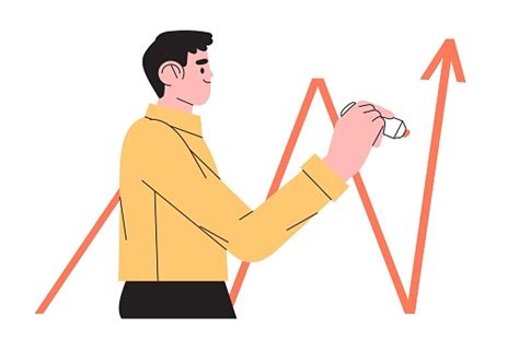 남자는 마커 펜 또는 형광펜으로 방향 화살표 기호를 그립니다 남성 비즈니스 분석은 화이트 보드에 펠트 펜으로 중요한 정보를 강조합니다 사업 미래 코스 디렉토리 그림 개념에