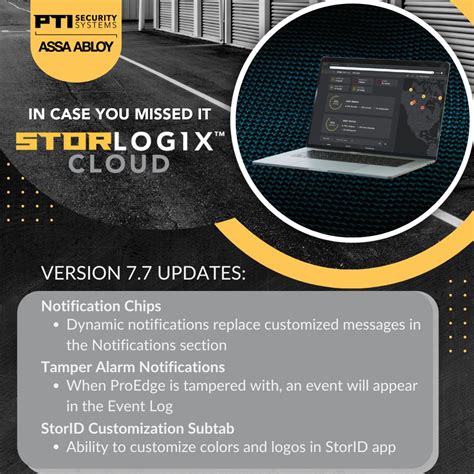 Pti Updates Storlogix Cloud 7 7 Pti Security Systems Posted On The Topic Linkedin