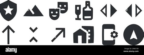 Set Of Icons Maps Line Icons Collection Modern Trend In The Style