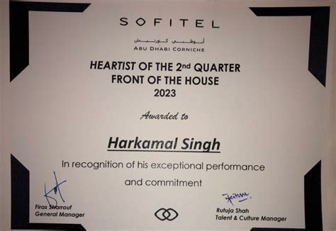 harkamal singh on linkedin recognitionaward exceptionalperformance