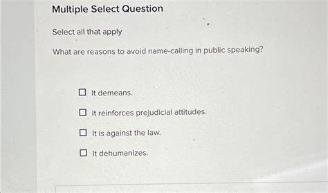 solved multiple select questionselect all that applywhat are