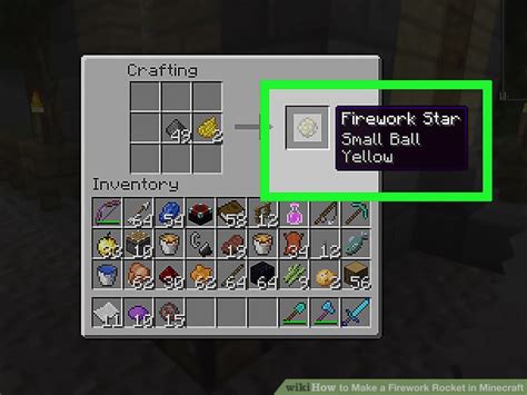 Minecraft How To Make A Firework