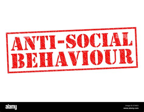 Anti Social Behaviour Warning Sign Cut Out Stock Images And Pictures Alamy