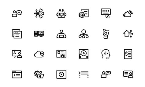 Customizable Coding And Programming Icons Bundle Up Graphics For