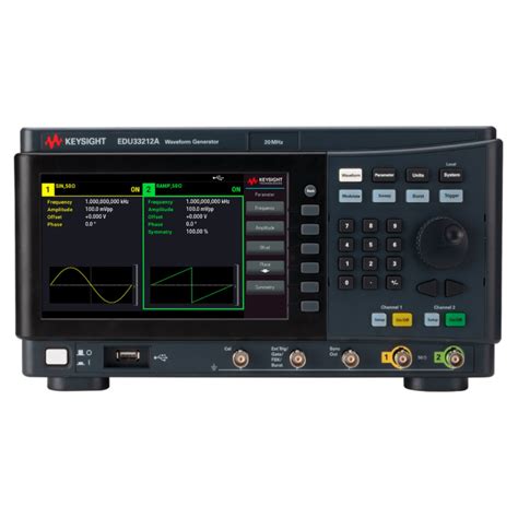 Keysight Edu33210a Series Smart Bench Waveformfunction Generators