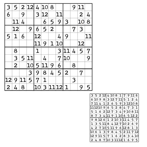 12 X 12 Sudoku Printable Lyana Printable Sudoku