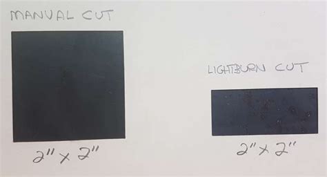 Laser Moves Correct But Burns The Wrong Dimensions LightBurn Software Questions LightBurn