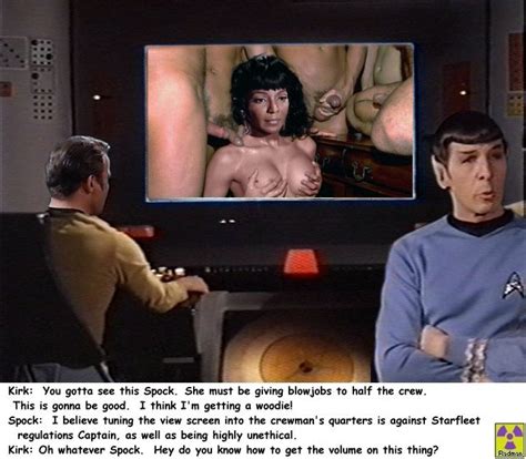 Post Fakes James T Kirk Leonard Nimoy Nichelle Nichols Nyota Uhura Radman Spock Star