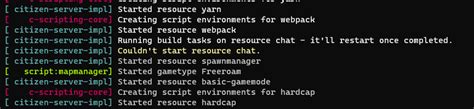 Citizen Server Impl Running Build Tasks On Resource Chat Itll Restart Once Completed