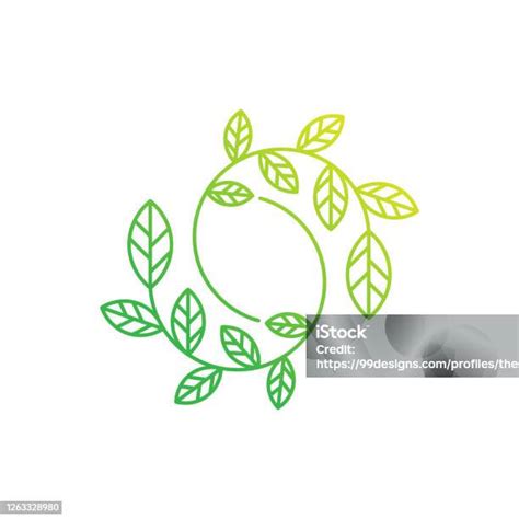 잎 로고 디자인 벡터 일러스트 자연 농업 및 농장 사업을위한 창조적 인 디자인 개념의 추상 잎 로고 벡터 트리 리프 로고 아이콘 기호 및 기호 벡터 디자인 일러스트레이션