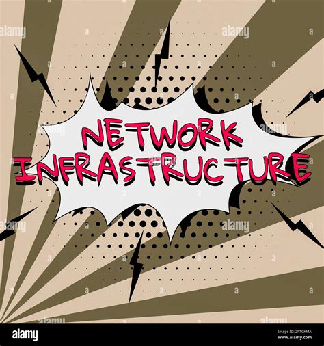 Text Caption Presenting Network Infrastructure Word Written On Hardware And Software Resources