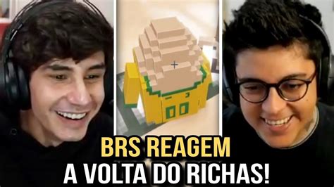 Brasileiros Reagem A Volta Do Richas Qsmp Youtube