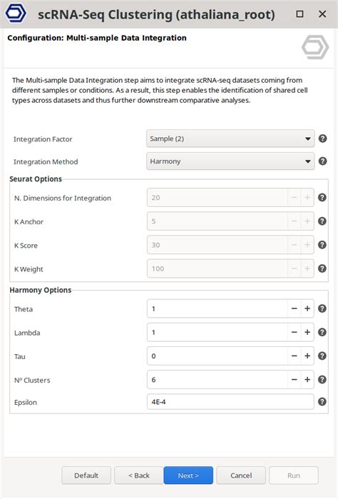 Single Cell Rna Seq Clustering Omicsbox User Manual