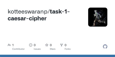Github Kotteeswaranptask 1 Caesar Cipher