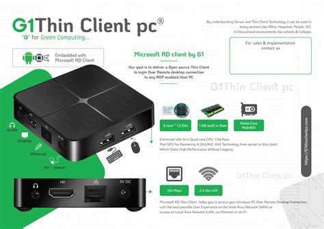Microsoft RD Thin Client PC Embedded With Android RD Client