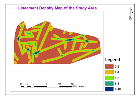 Lineament Density Map Download Scientific Diagram