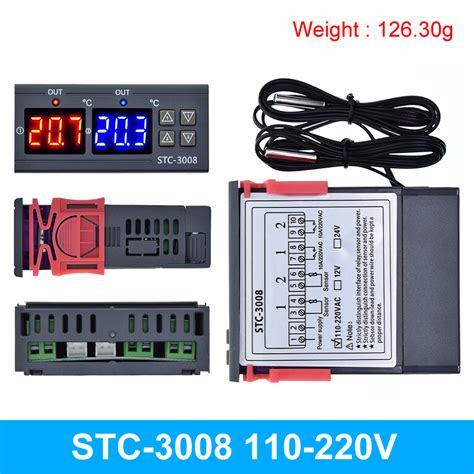 Dual Digital Stc 3008 Temperature Controller Two R Grandado