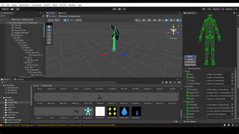 Humanoid Rig Broken Bones Vr Avatar Runity