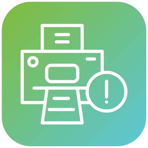 Premium Vector Vector Design Printer Error Icon Style