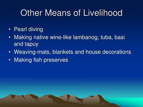 Ppt The Means Of Livelihood Of The Early Filipinos Powerpoint