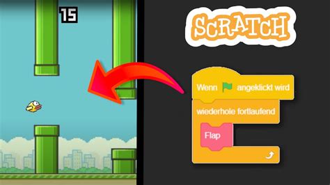 Flappy Bird In Scratch 6 Minuten Tutorial Geddon Programmiert Youtube