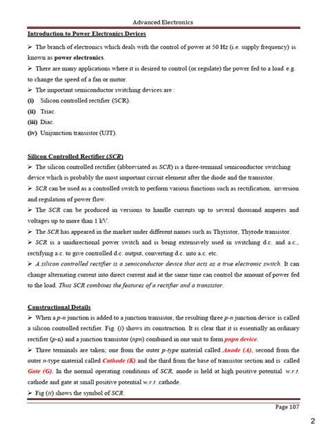 Introduction To Power Electronics Devices Pdf Rectifier Bipolar Junction Transistor