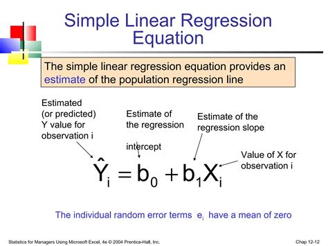 Simple Linear Regression Ppt
