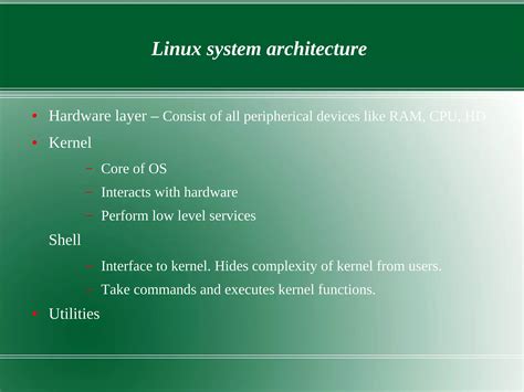 Linux Kernel Architecture PDF Operating Systems Computer Software And Applications