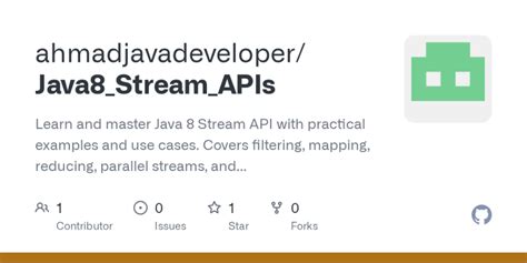 Ahmad Hassan On Linkedin Github Ahmadjavadeveloperjava8streamapis