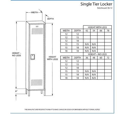 Standard School Locker Dimensions At Julian Samuel Blog