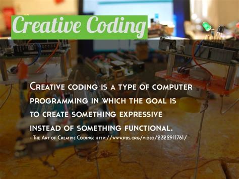 creative coding at art and craft school robotti