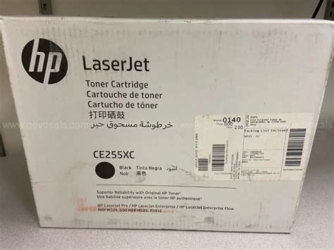 Toner Cartridges, HP LaserJet CE255XC | AllSurplus