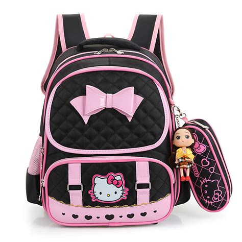 Hello Kitty School Bags Hello Kitty Girls School Bags With Pencil Case