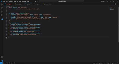 Uzair Zia On Linkedin Clicalculator Coding Typescript Javascript Nodejs