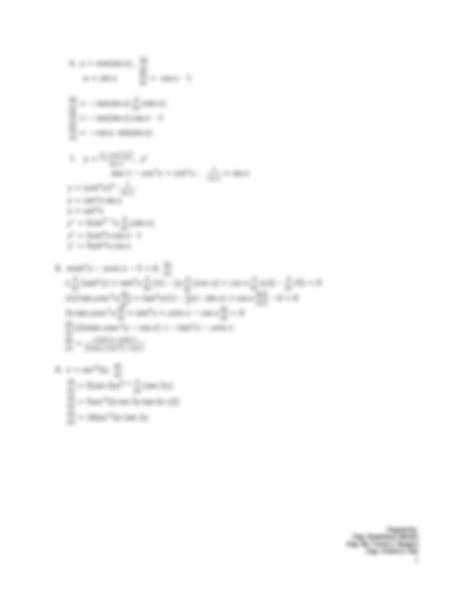 Solution 11 Differentiation Of Trigonometric Functions Studypool