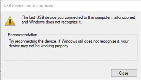 Usb Connection Malfunction Warning Interface Issues Cleverscope Mixed Signal Usb Oscilloscopes