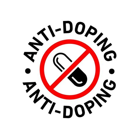 Anti Doping Logo Over 67 Royalty Free Licensable Stock Illustrations