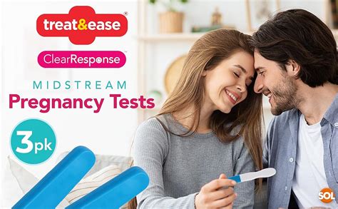 3pk Clear Response Midstream Pregnancy Tests 1x3pk Over 99