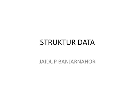 Struktur Data