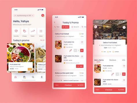 Fooder Free Food Ordering App Template FIG