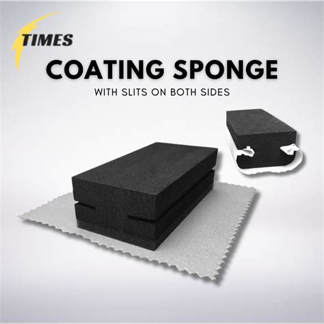 Eva Coating Block Coating Applicator Pad Suede Cloth For Coating Car